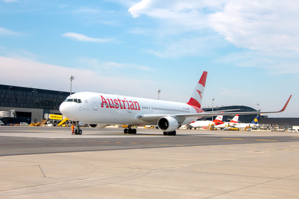 Diese interkontinentalen Routen bedient Austrian Airlines im ...