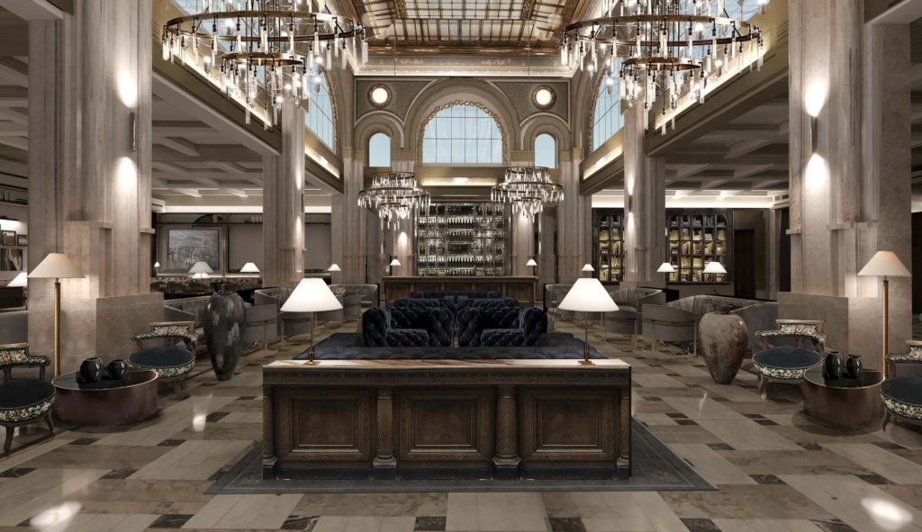 Marmarosch Lobby Rendering - InsideFlyer DE