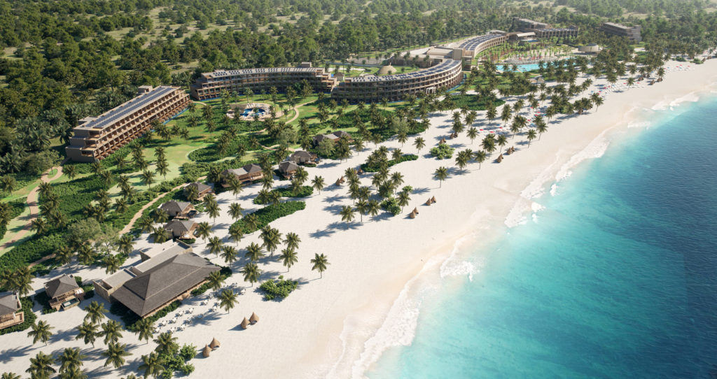 Zemi Miches All-Inclusive Resort, Curio Collection by Hilton_Aerial Rendering_Credit Hilton ...